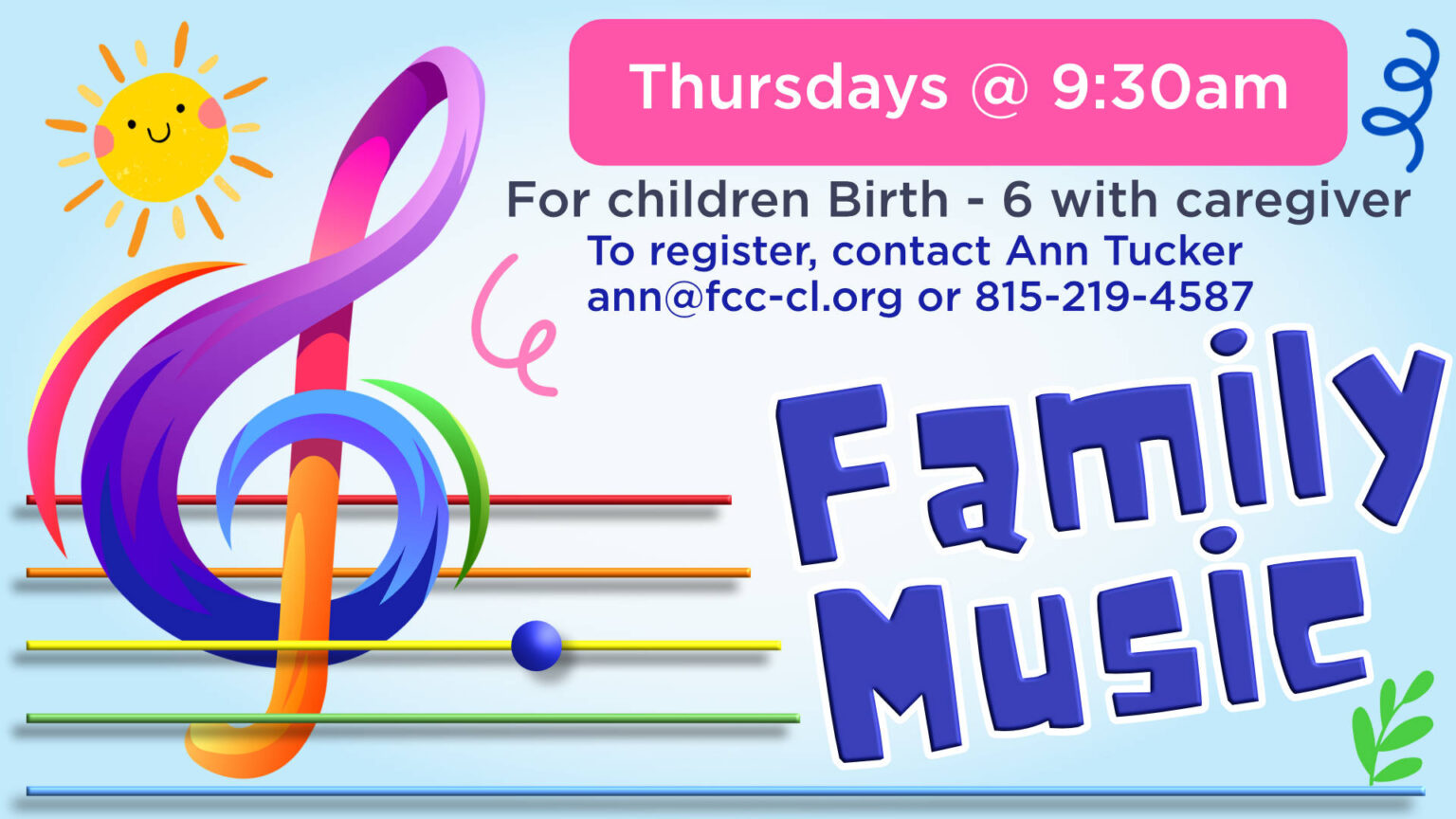 Family Music Class - First Congregational Church of Crystal Lake